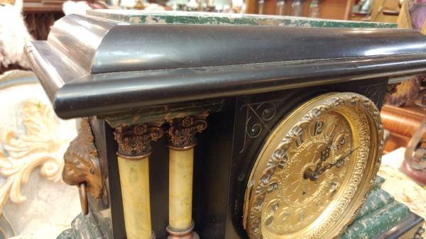 Seth Thomas Mantle Clock Late 1800's - Works Great - Beautiful - Long ...