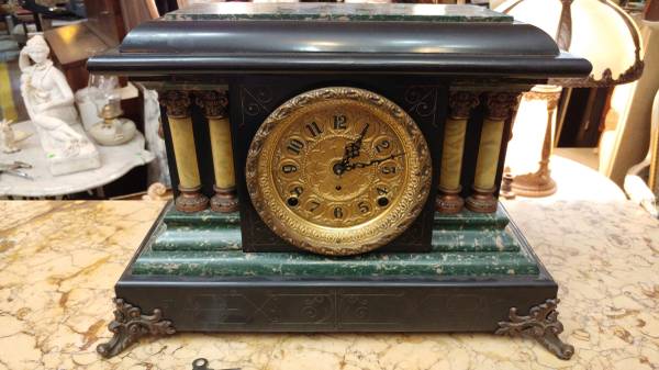 Seth Thomas Mantle Clock Late 1800's - Works Great - Beautiful - Long ...