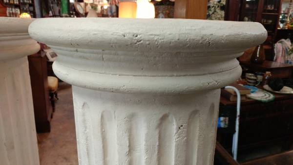 2 large Tall Plaster Columns - Plant Stands - Very Nice! - Long Valley ...