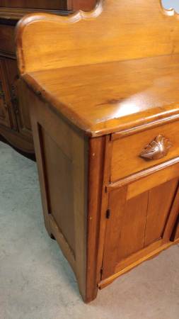 Antique Pine Wash Stand - Primitive - Very Nice Condition - Long Valley ...