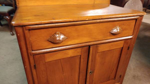 Antique Pine Wash Stand - Primitive - Very Nice Condition - Long Valley ...