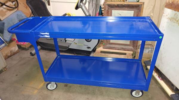 Large Industrial Steel Cart - Heavy Duty Tool Cart - NEW Excellent ...