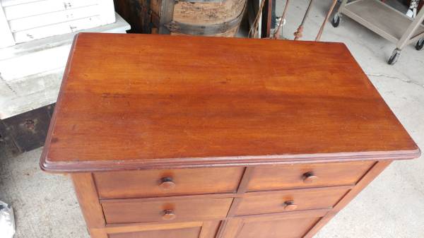 Antique Primitive Dry Sink Commode - Pine Solid Wood - Beautiful - Long ...