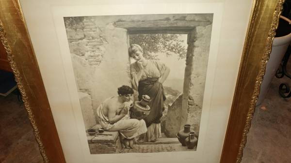 Antique Engraving Art Gilded Frame - Paul Thumann - Beautiful SO NICE ...