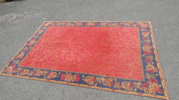 CASABELLA Made in Italy area rug 5.5 x 7.5 Red Blue Gold - Long Valley ...