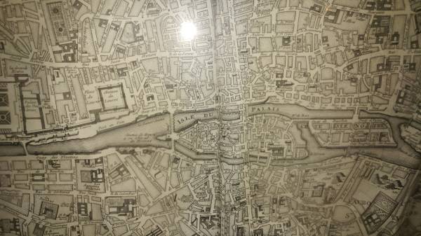 Map Of Paris France - Mid 1700's Original - Framed - SO NICE - Long ...