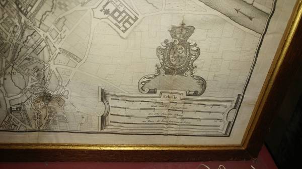 Map Of Paris France - Mid 1700's Original - Framed - SO NICE - Long ...