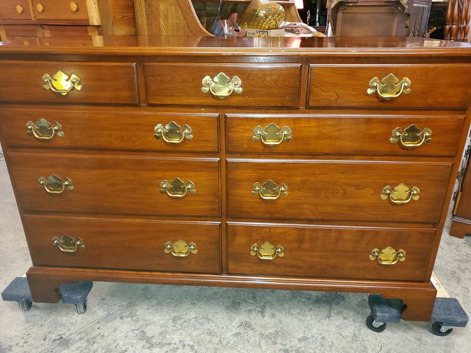Henkel Harris 9 Drawer Dresser Solid Cherry - Beautiful - Long Valley ...