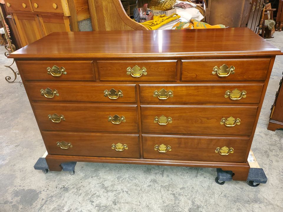 Henkel Harris 9 Drawer Dresser Solid Cherry - Beautiful - Long Valley ...