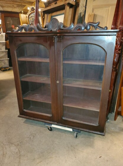 Antique Cupboard Cabinet - Walnut - Well made - Hanging Wall Cabinet ...
