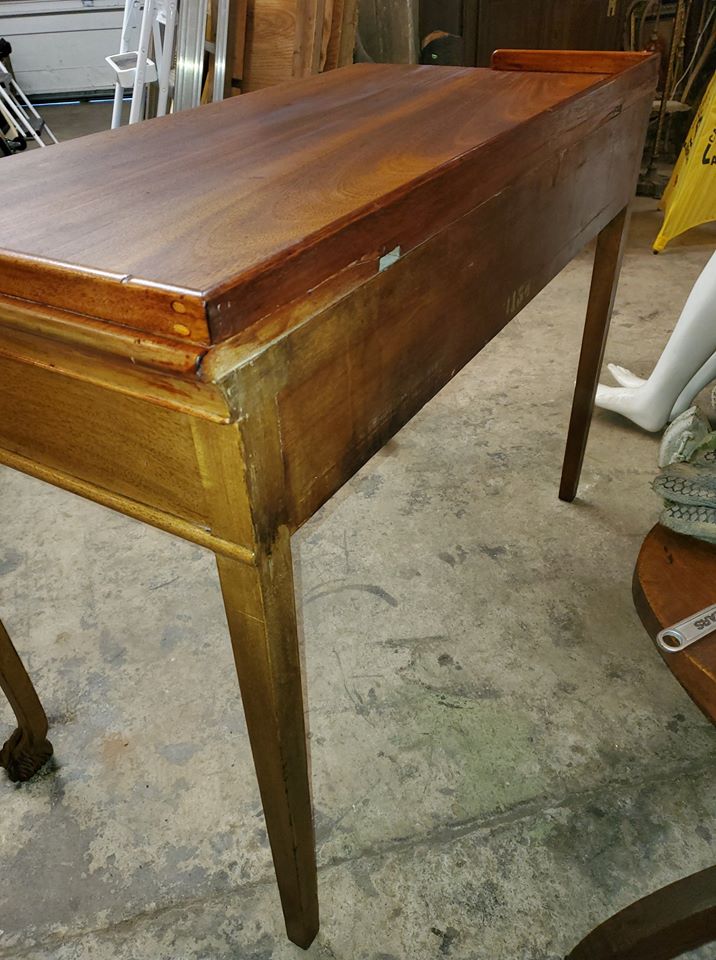 Antique Mahogany Small Writing Desk - Beautiful table - Long Valley Traders