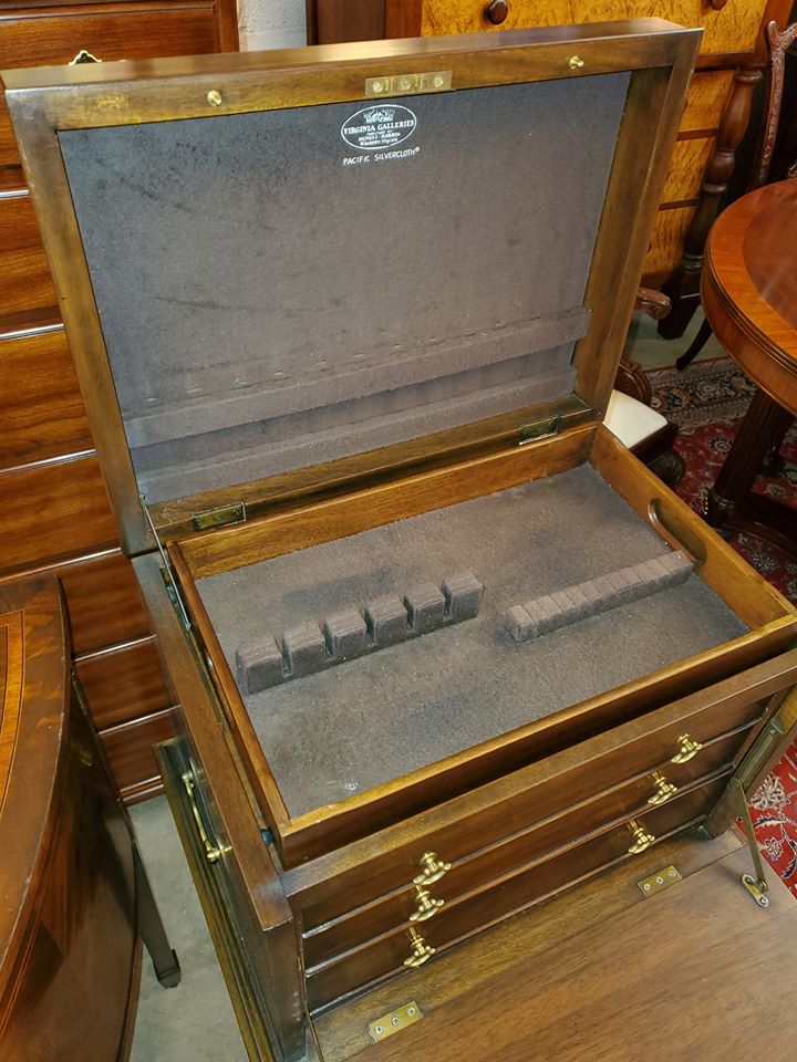 Henkel Harris Mahogany Silver Chest - Excellent condition - Long Valley ...