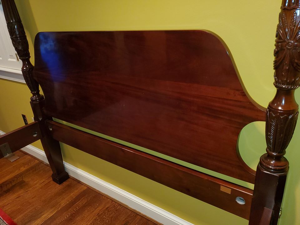 Councill Craftsmen Queen Mahogany Rice Carved Bed - Beautiful Bed ...