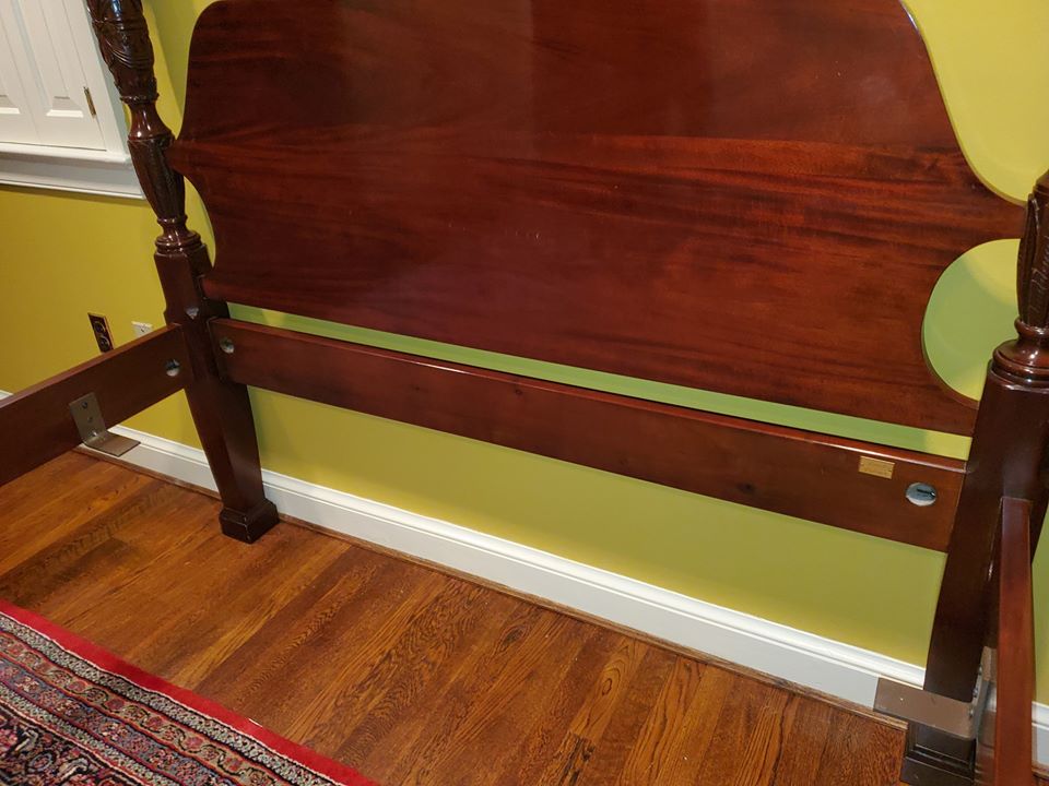 Councill Craftsmen Queen Mahogany Rice Carved Bed - Beautiful Bed ...