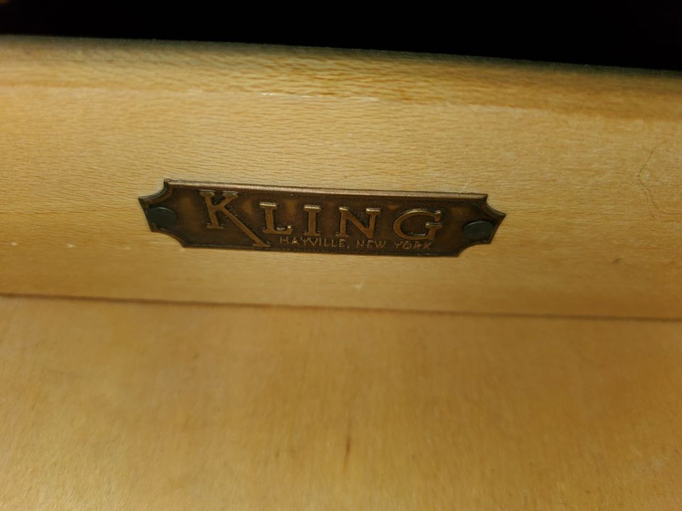 Kling Maple Night Stand Bed Side Table w/ Drawer - Excellent - Long ...