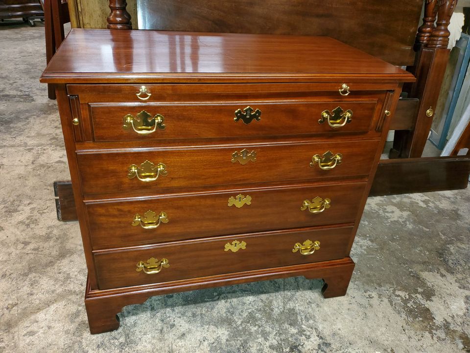 Henkel Harris Bachelors Chest - Solid Black Cherry - Long Valley Traders