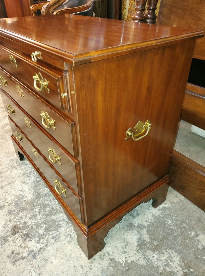 Henkel Harris Bachelors Chest - Solid Black Cherry - Long Valley Traders