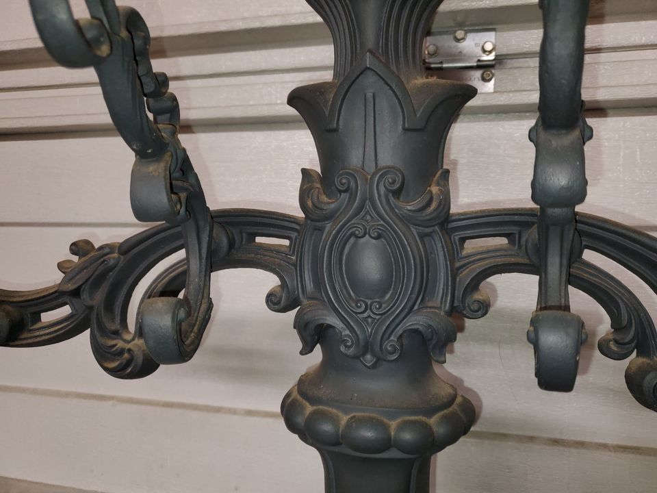 Antique Victorian Cast Iron Large Hall Tree - Heavy and Excellent ...