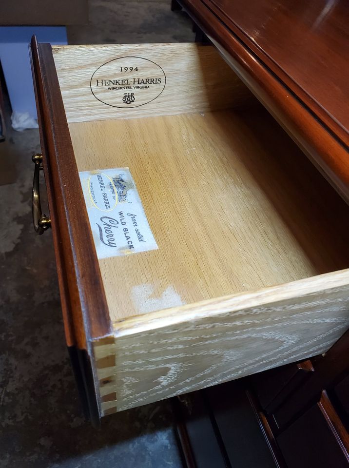 Henkel Harris Long Dresser - 10 drawers - Wild Black Cherry - So Nice ...