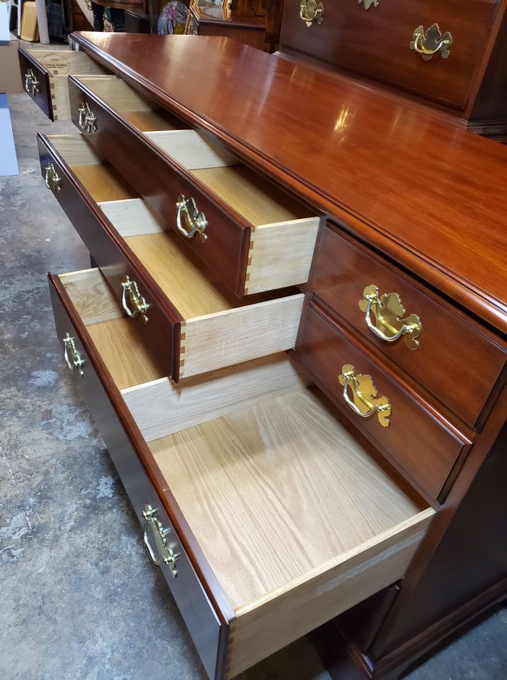 Henkel Harris Long Dresser - 10 drawers - Wild Black Cherry - So Nice ...