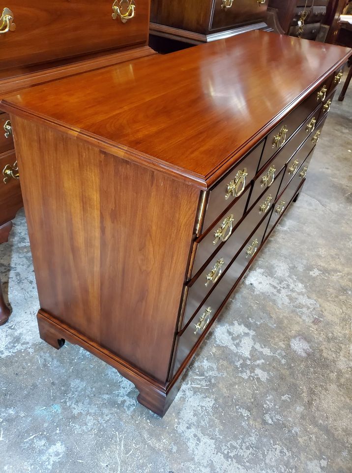 Henkel Harris Long Dresser - 10 drawers - Wild Black Cherry - So Nice ...