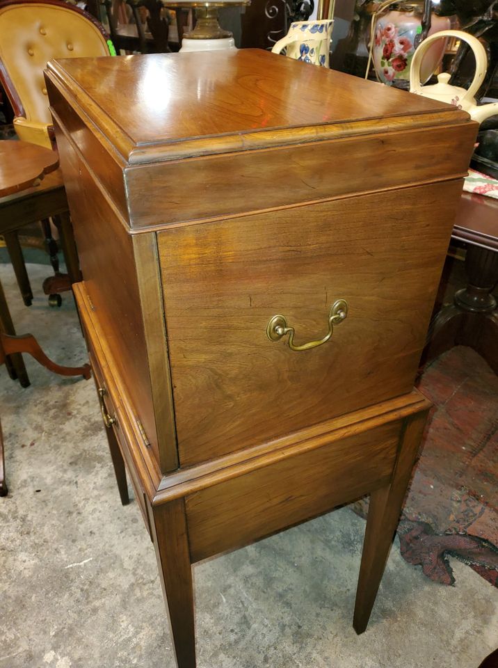 Henkel Harris Cellarette Liquor Cabinet Server Bar - Solid Walnut ...