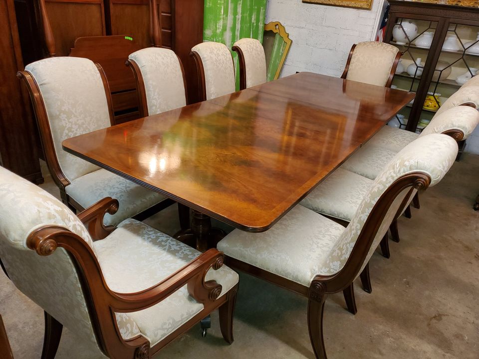 Theodore Alexander Dining Table - Flame Mahogany - Large Seats 10 ...