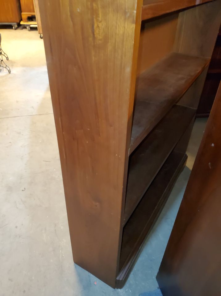 Solid Walnut Bookshelf / Bookcase - Well Made Solid Quality - Long ...