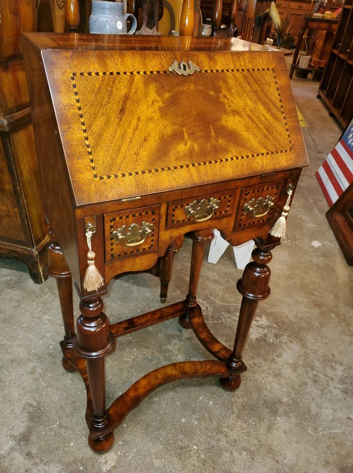 Theodore Alexander Small Mahogany Ladies Secretary Desk - Beautiful ...