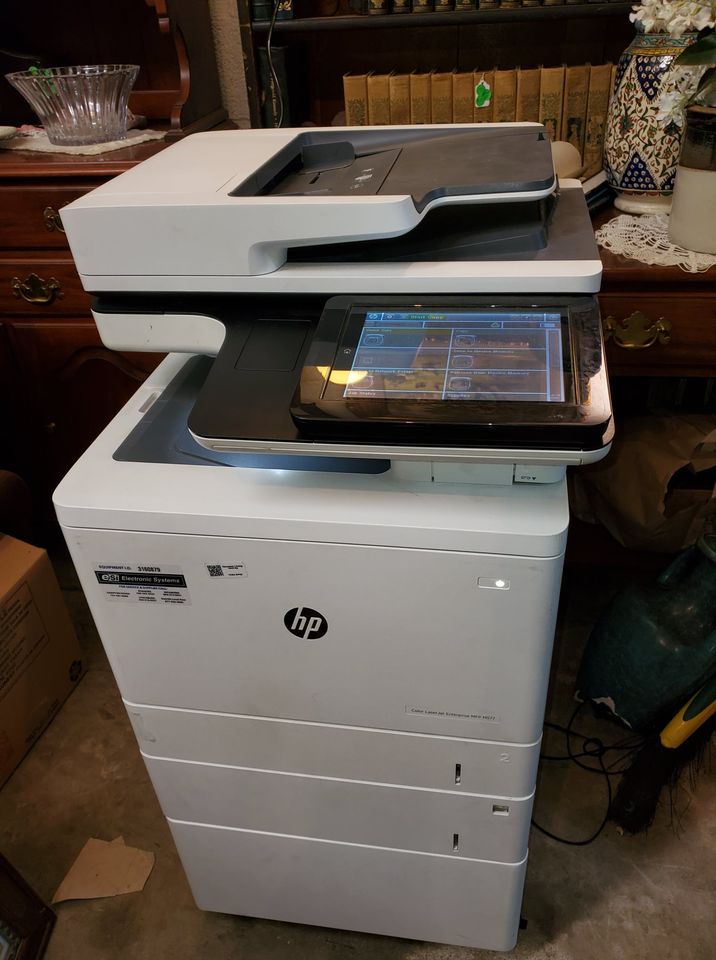 HP Color Laser Jet MFP M577 - Copier, Printer, Scanner - Like New - All ...