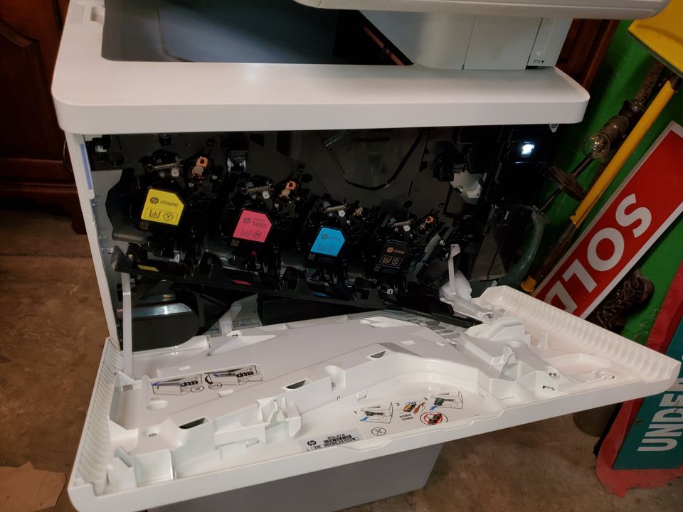 HP Color Laser Jet MFP M577 - Copier, Printer, Scanner - Like New - All ...