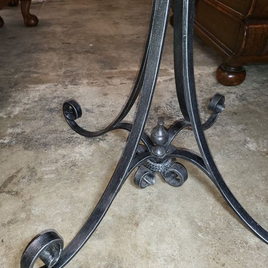 Theodore Alexander Round Side Table - Reclaimed old Mahogany wood ...