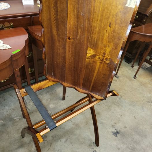 Pier One Solid Wood folding Serving Tray - Well Made - Long Valley Traders