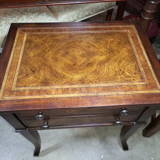 Theodore Alexander 2 Drawer Side Table - Beautiful 2 drawer Bedside ...