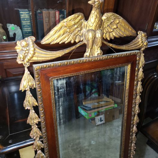 Antique Early American Federal Wall Mirror - Beautiful - Long Valley ...