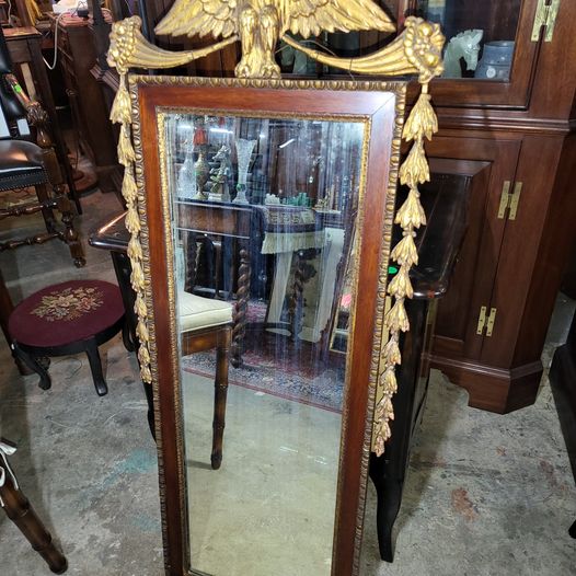 Antique Early American Federal Wall Mirror - Beautiful - Long Valley ...