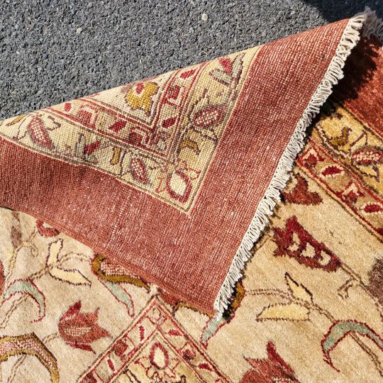 Beautiful Hand Made Large Wool Rug - 12' x 14' 10" - Long Valley Traders