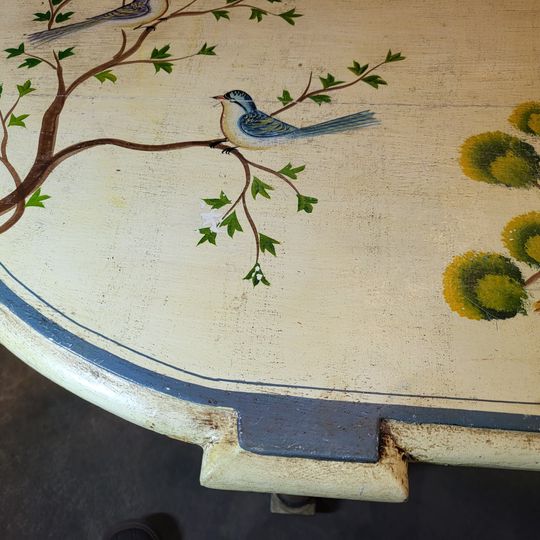 Beautiful Painted Hall Table - Solid Wood well made - Hand Painted ...