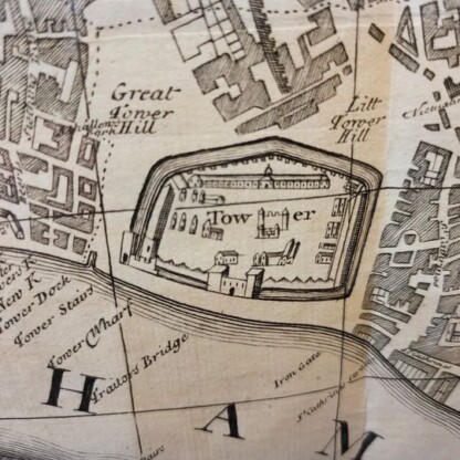 Antique 1720's Map of London - Framed and Matted - Great Map - Long ...