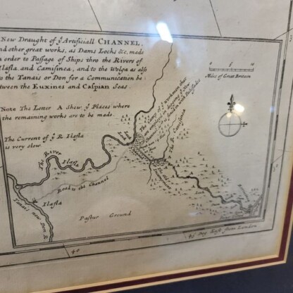 Antique 1708 Map of Europe Beautifully framed and Matted - Excellent ...