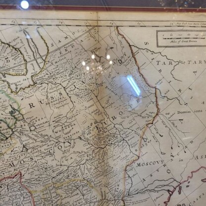 Antique 1708 Map of Europe Beautifully framed and Matted - Excellent ...