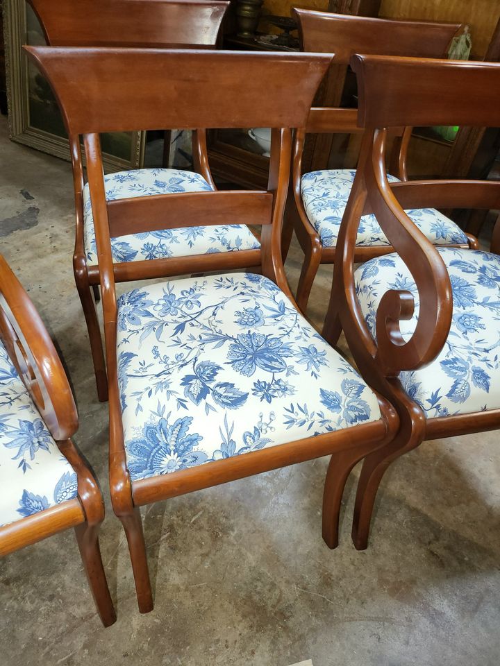 6 Henkel Harris Cherry Dining Chairs - Brewster Chairs - Well Made ...