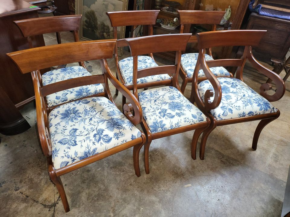 6 Henkel Harris Cherry Dining Chairs - Brewster Chairs - Well Made ...