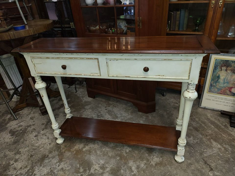 Jonathan Charles Hall/ Couch/ Console Table - 2 Drawers - Amazing ...