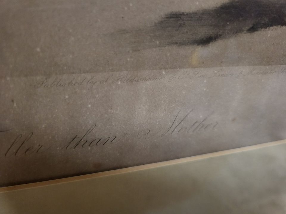 Maude Goodman Original Framed 1892 Lithograph Painting Art "Taller Than ...