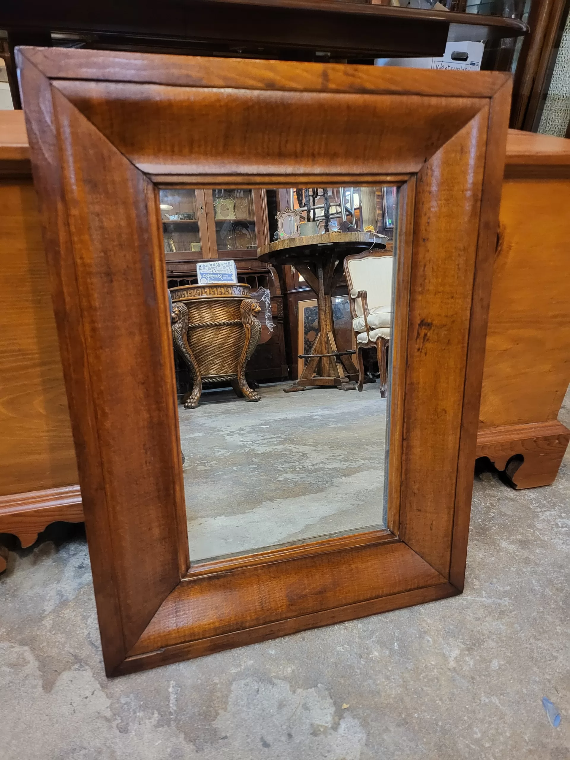 Antique Cherry Handmade Mirror - Long Valley Traders