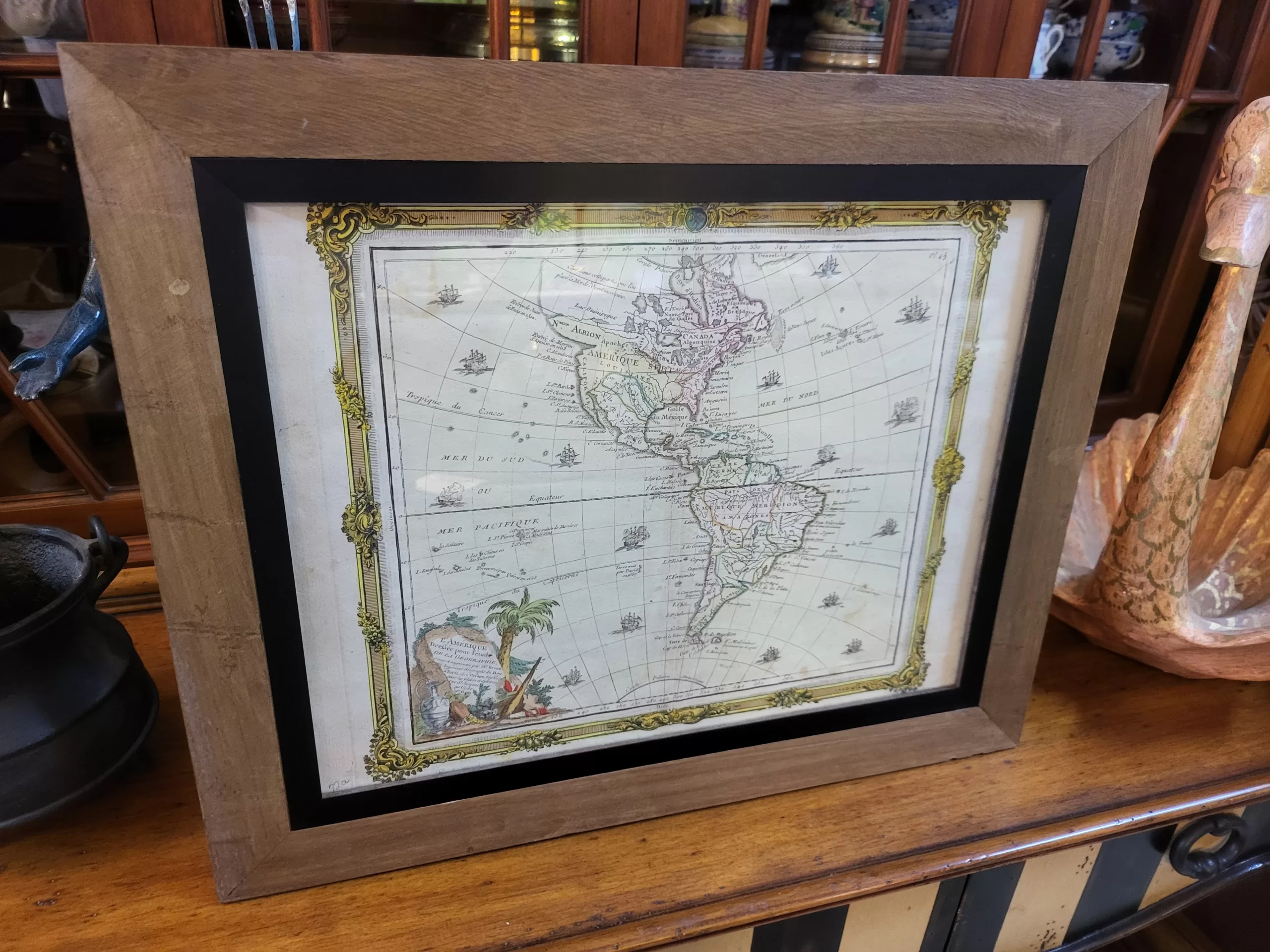 Antique 1764 Map of North America - Long Valley Traders