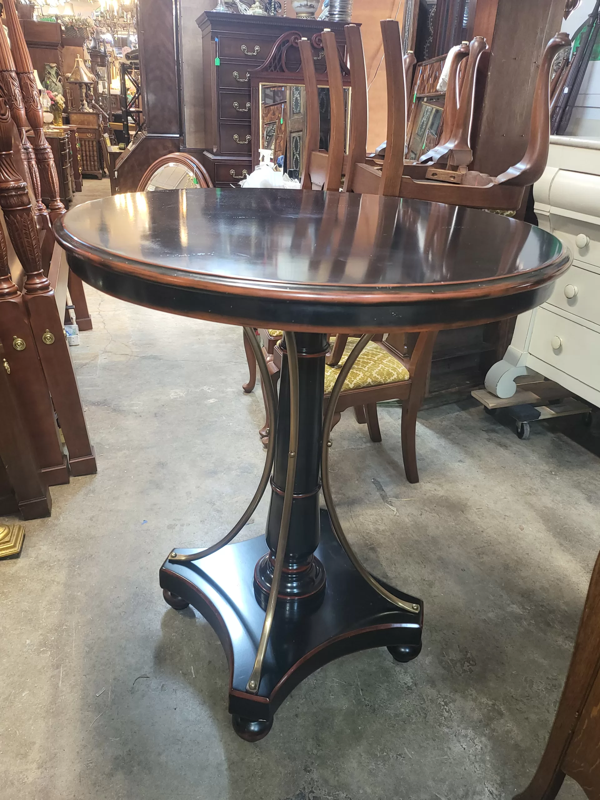 Theodore Alexander / Atelier de la Madeleine Tall Handmade Black Pub ...