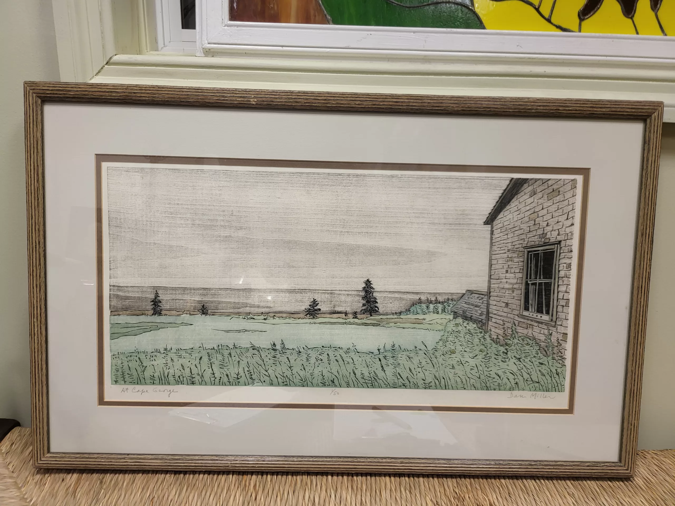 Artist Dan Miller Framed, Signed and Numbered Print of Puget Sound ...