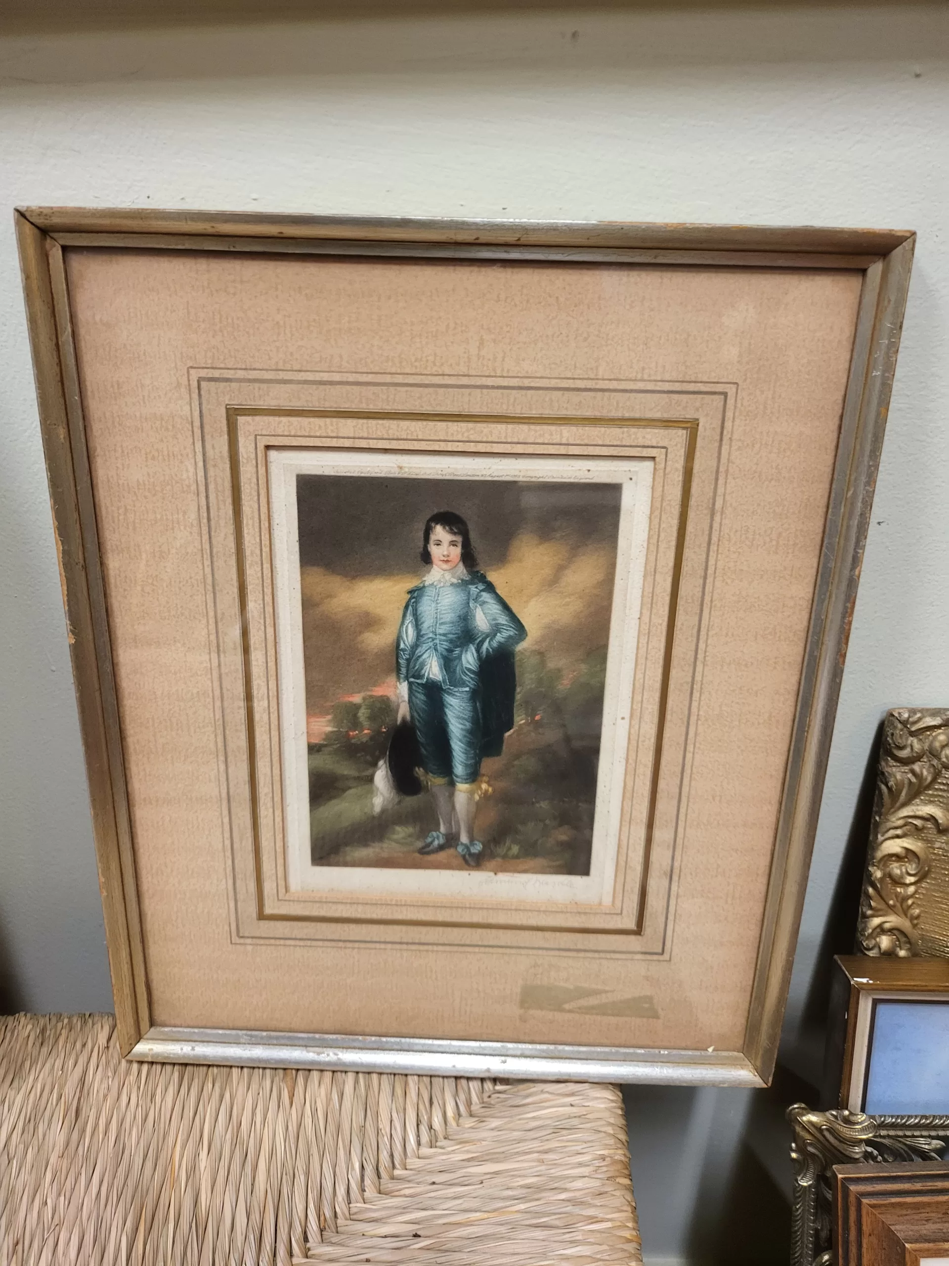 Edmund Wardle Proof Signed Gainsborough Art Print of "Blue Boy" - Long ...